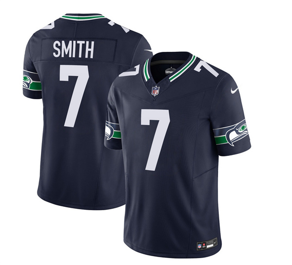 Men's Seattle Seahawks #7 Geno Smith 2023 F.U.S.E. Green Limited ...