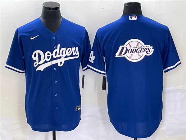 Men's Los Angeles Dodgers Blue Team Big Logo Cool Base Stitched ...