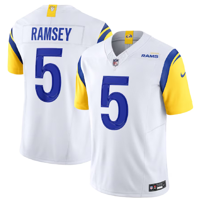 Men's Los Angeles Rams #99 Aaron Donald Royal 2023 F.U.S.E. Vapor ...