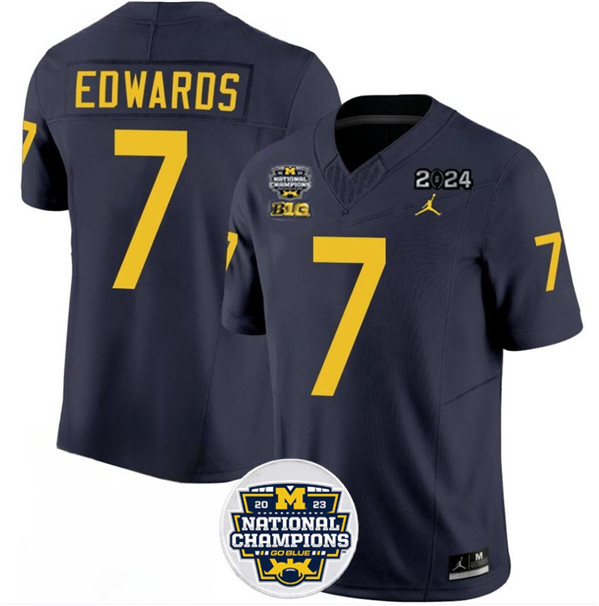 Men's Michigan Wolverines #7 Donovan Edwards 2024 F.U.S.E. Navy ... Men's Michigan Wolverines #7 Donovan Edwards 2024 F.U.S.E. Navy ...