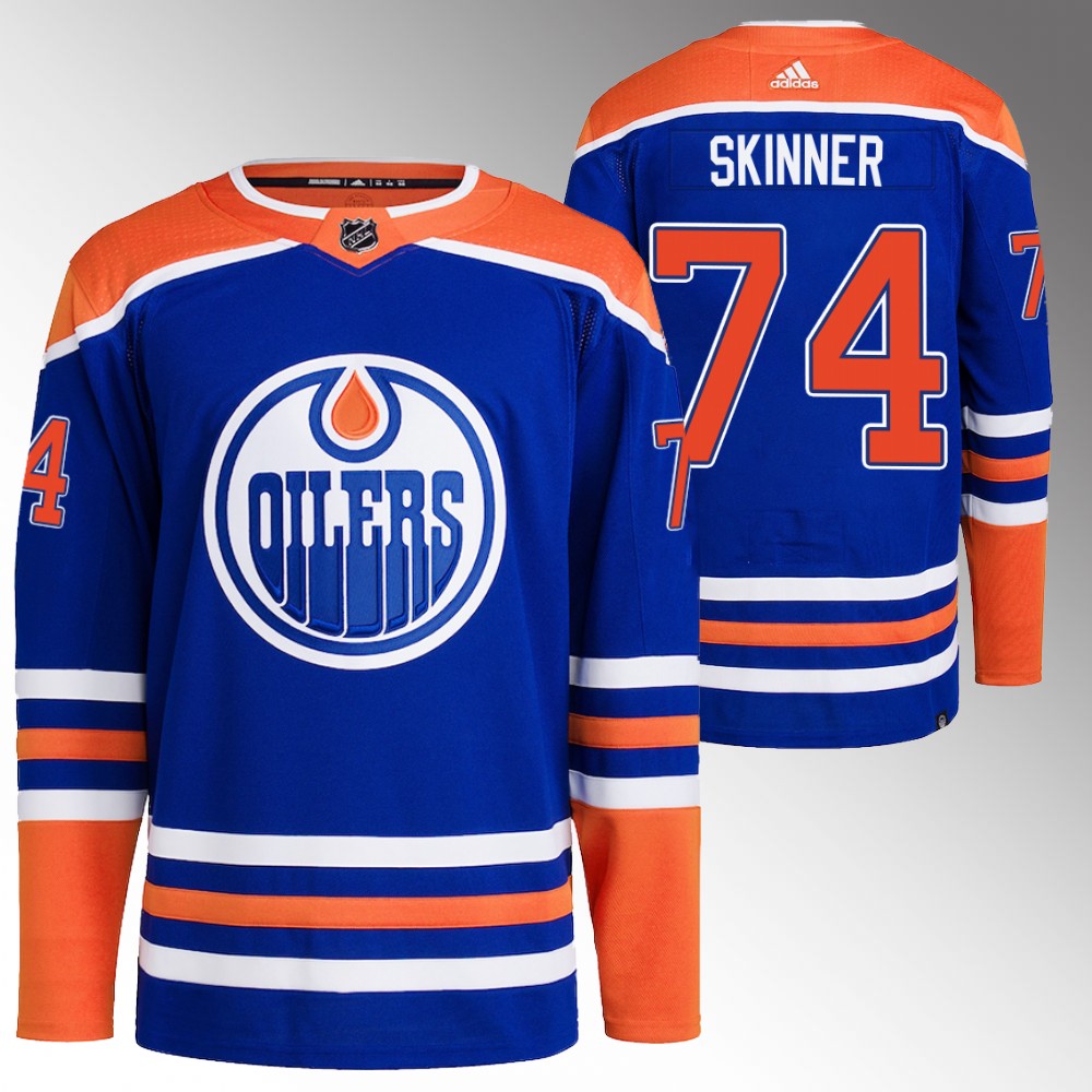 Men's Edmonton Oilers #74 Stuart Skinner Royal Stitched Jersey on sale,for Cheap,wholesale from ...