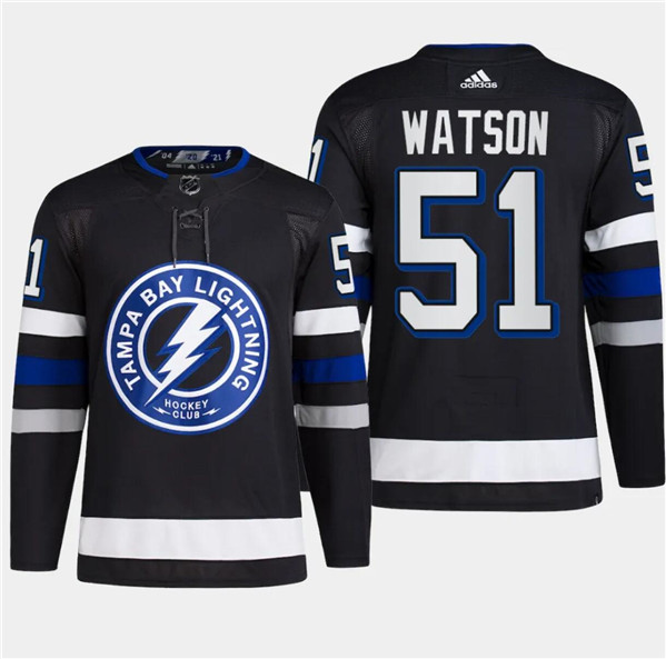 Men's Tampa Bay Lightning #51 Austin Watson Black 2024 Stadium Series ...