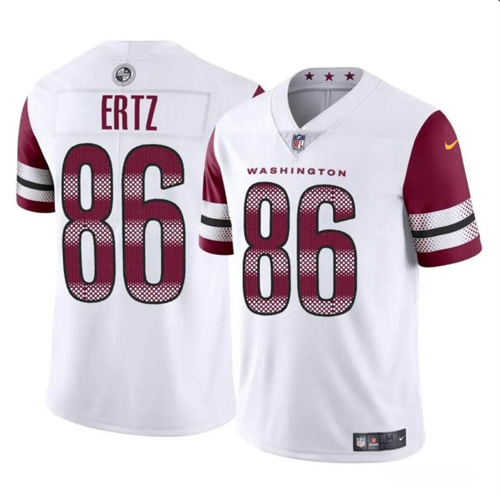 Men's Washington Commanders #86 Zach Ertz White 2023 F.U.S.E. Vapor ...