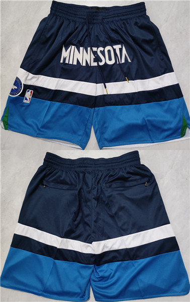 Men's Minnesota Timberwolves Navy Shorts on sale,for Cheap,wholesale ...