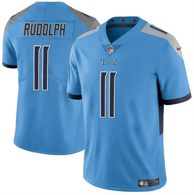 Men's Tennessee Titans #11 Mason Rudolph Blue Vapor Limited Football ...
