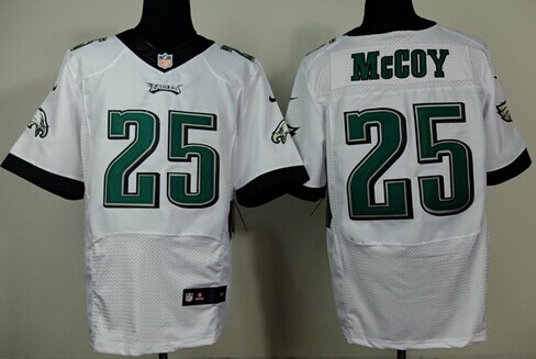 Nike Philadelphia Eagles #25 LeSean McCoy 2014 White Elite Jersey on ...