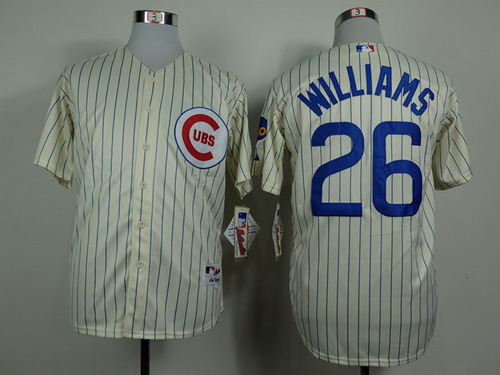 Chicago Cubs #26 Billy Williams 1969 Cream Jersey on sale,for Cheap ...