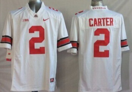 Ohio State Buckeyes #2 Cris Carter 2014 White Limited Jersey on sale ...