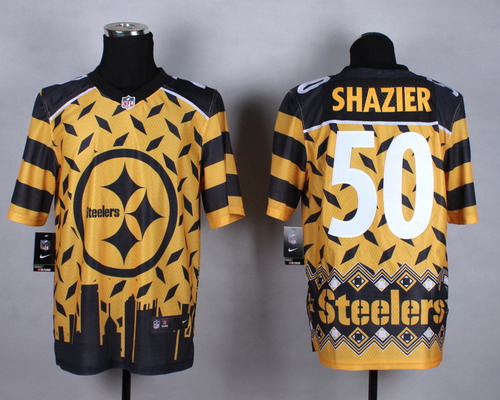 Nike Pittsburgh Steelers #50 Ryan Shazier 2015 Noble Fashion Elite ...
