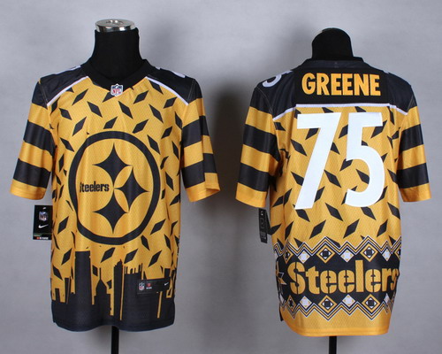 Nike Pittsburgh Steelers #75 Joe Greene 2015 Noble Fashion Elite Jersey ...