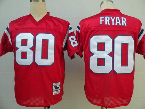New England Patriots #80 Irving Fryar Red Throwback Jersey on sale,for ...