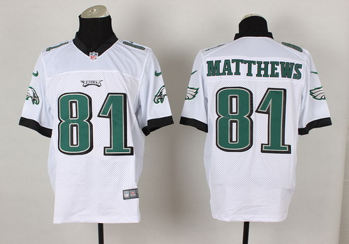 Nike Philadelphia Eagles #81 Jordan Matthews White Elite Jersey on sale ...