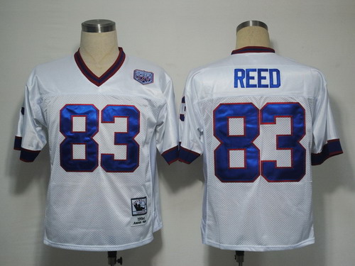 Buffalo Bills #83 Andre Reed White Throwback Jersey on sale,for Cheap ...