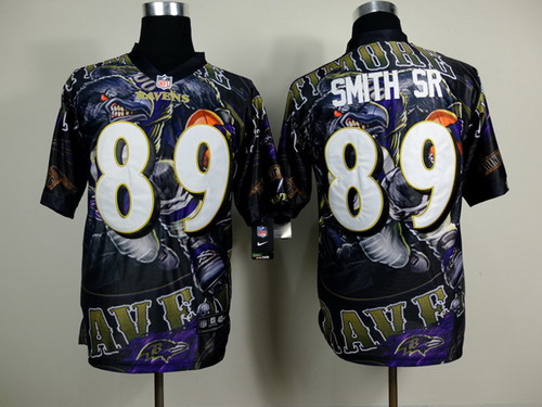 Nike Baltimore Ravens #89 Steve Smith Sr 2014 Fanatic Fashion Elite ...