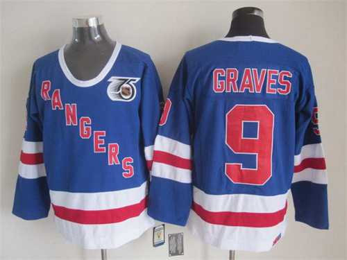 New York Rangers #4 Ron Greschner Light Blue CCM Vintage Throwback ...